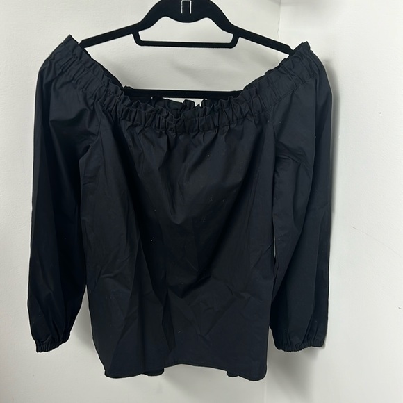 J. Crew | Tops | J Crew Off Shoulder 0 Cotton Top Nwt | Poshmark